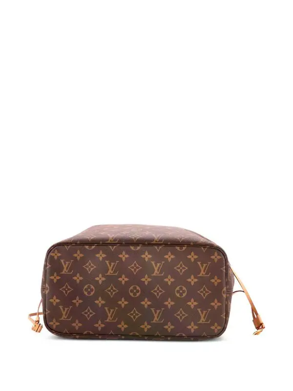 LOUIS VUITTON Neverfull Mm Monogram Canvas Tote Bag - Brown
