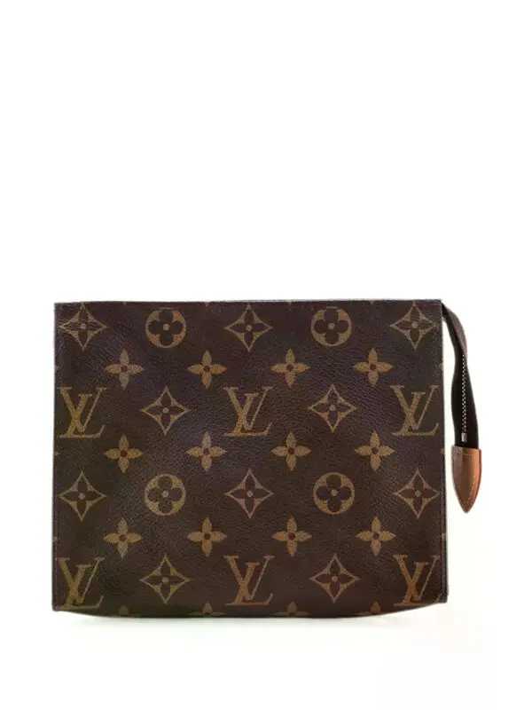 LOUIS VUITTON Toiletry Monogram Canvas 19 Pouch - Brown