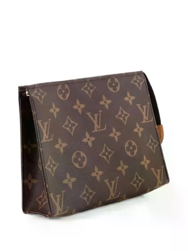 LOUIS VUITTON Toiletry Monogram Canvas Pouch - Brown
