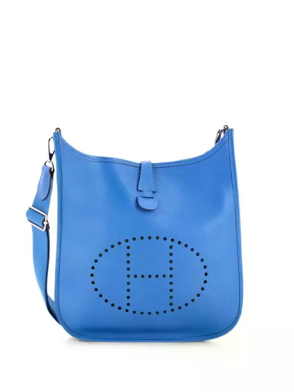 Hermès Evelyne Bag Gen Iii Epsom Pm Crossbody Bag - Blue