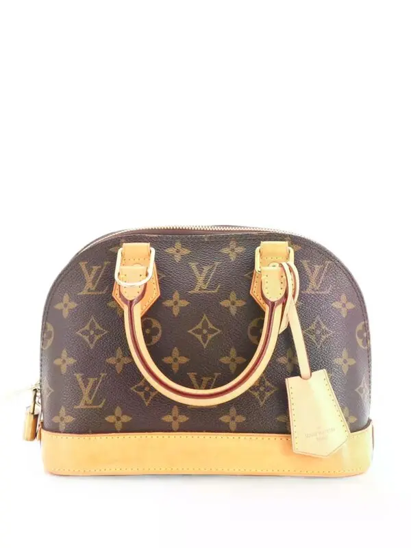 LOUIS VUITTON Alma Handbag Monogram Canvas Bb Crossbody Bag - Brown