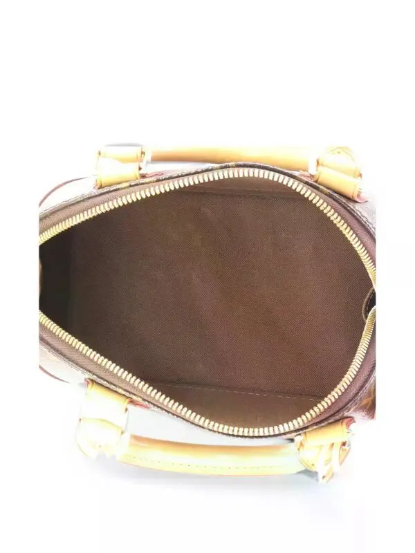LOUIS VUITTON Monogram Canvas Alma Bb Satchel - Brown