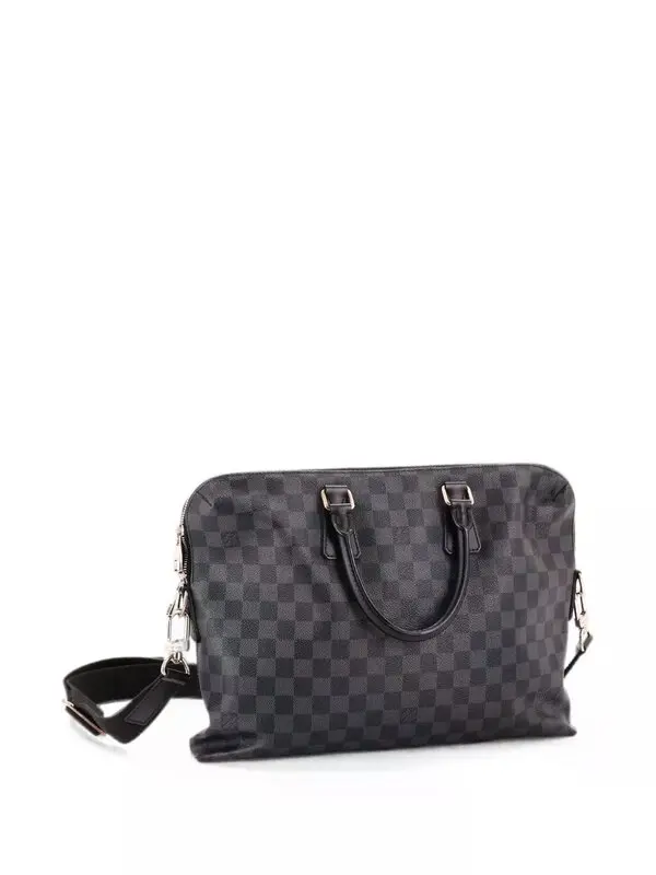 LOUIS VUITTON Porte-documents Jour Bag Damier Graphite Business Bag