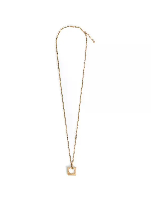 Dsquared2 Geometric Long Necklace - Gold