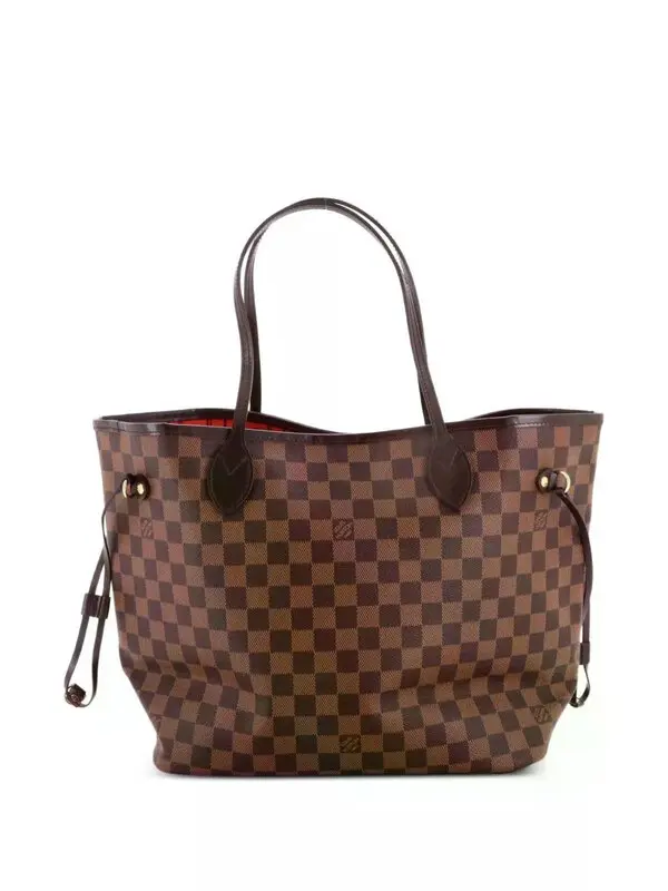 LOUIS VUITTON Damier Neverfull Mm Tote Bag - Brown