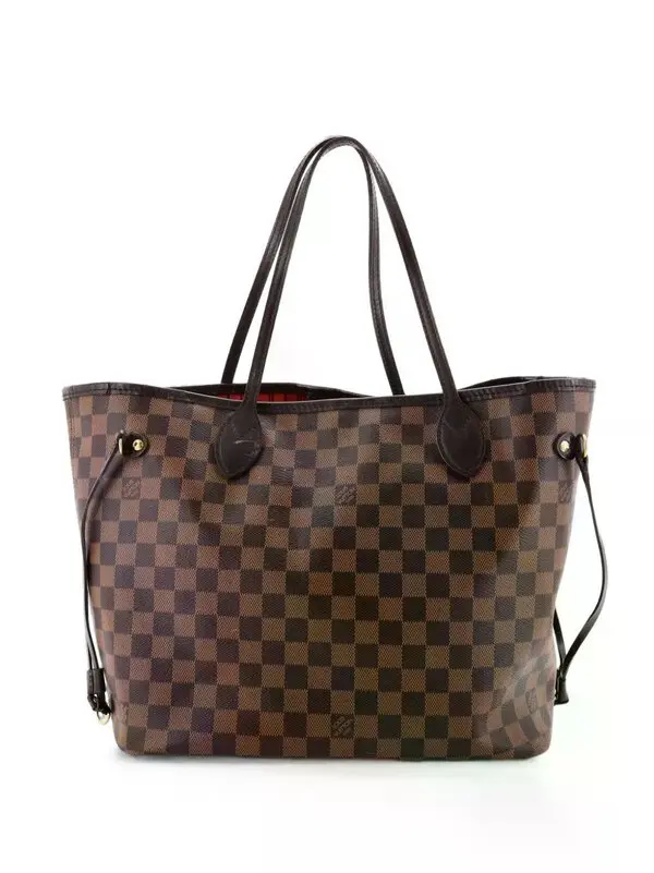 LOUIS VUITTON Damier Mm Tote Bag - Brown