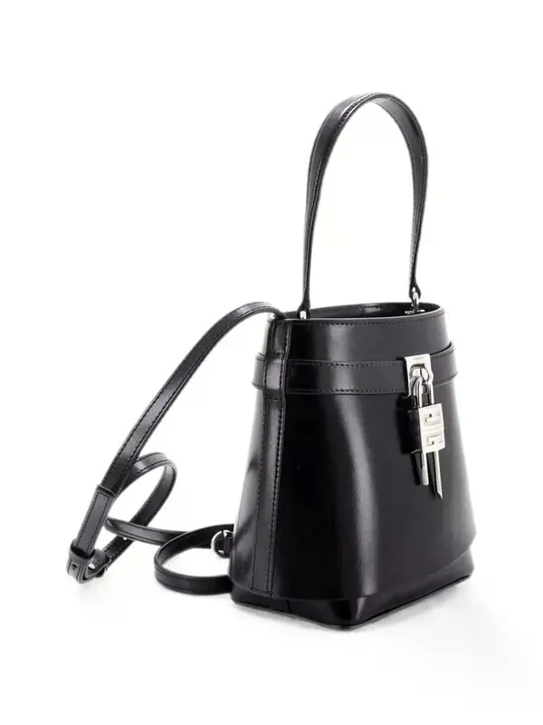 Givenchy Gv Shark Lock Leather Bucket Bag