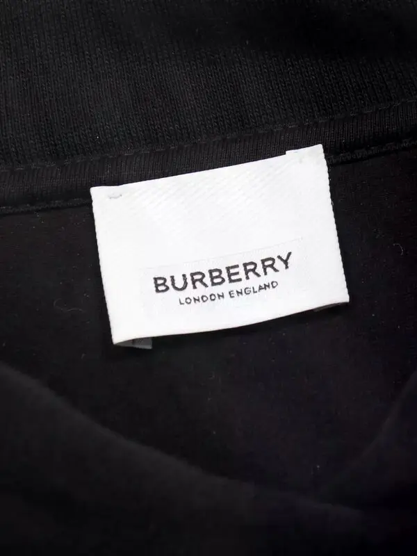 Burberry Check Trim Hoodie