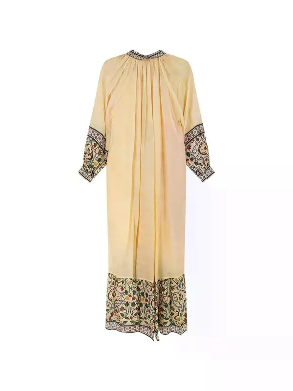 PHILIPPA 1970 Palmira Floral-print Drawstring Maxi Dress