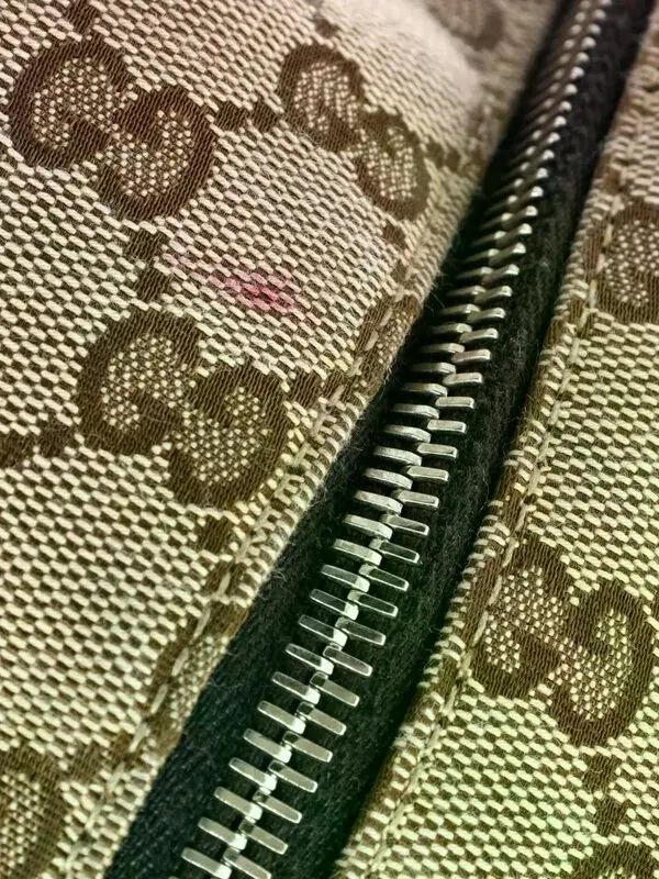 Gucci Zip Around Travel Gg Canvas Backpack