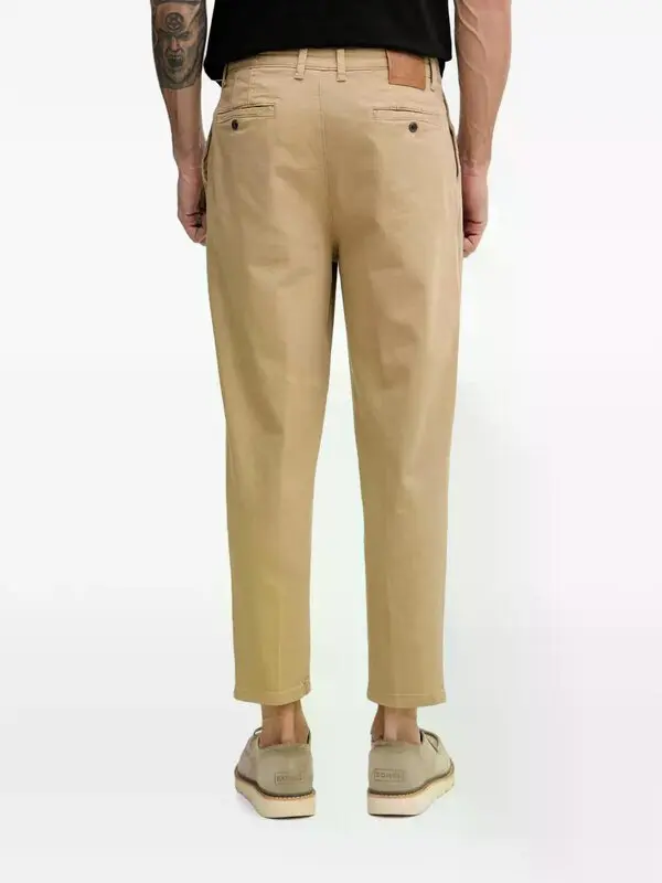 BENETTON Pleated-detail Chino Trousers