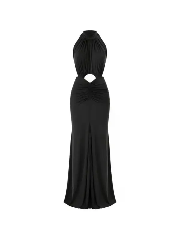 AMAZUIN Mina Cut-out Ruched Maxi Dress