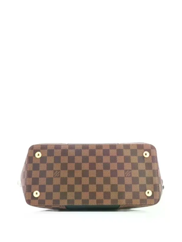 LOUIS VUITTON Damier Leather Shoulder Bag - Black
