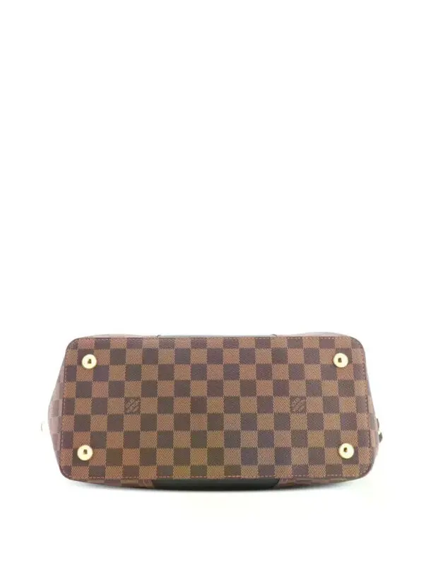 LOUIS VUITTON Damier Leather Shoulder Bag - Black