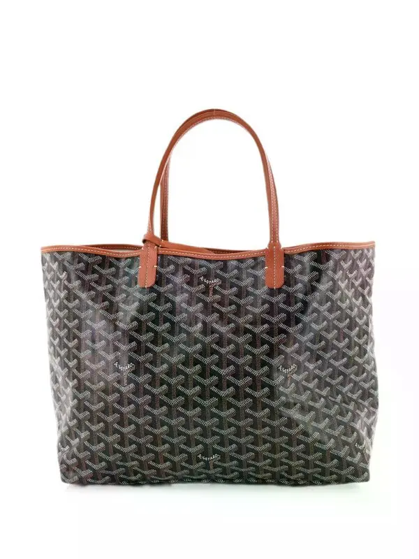Goyard Saint Louis Printed Coated Canvas Pm Tote Bag - Black