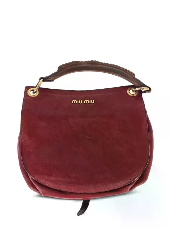 Miu Miu Leather Shoulder Bag - Red