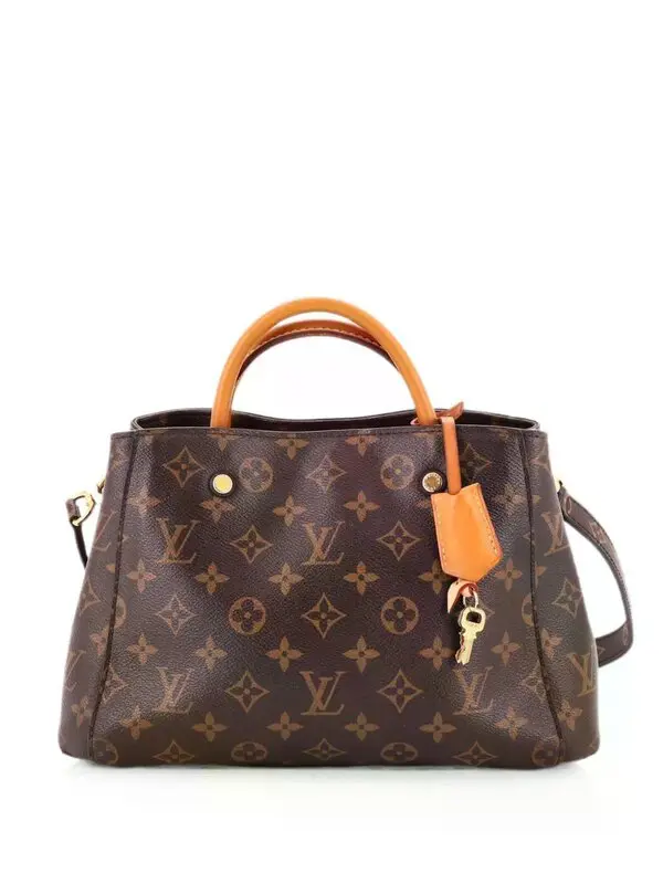 LOUIS VUITTON Montaigne Handbag Monogram Canvas Bb Satchel