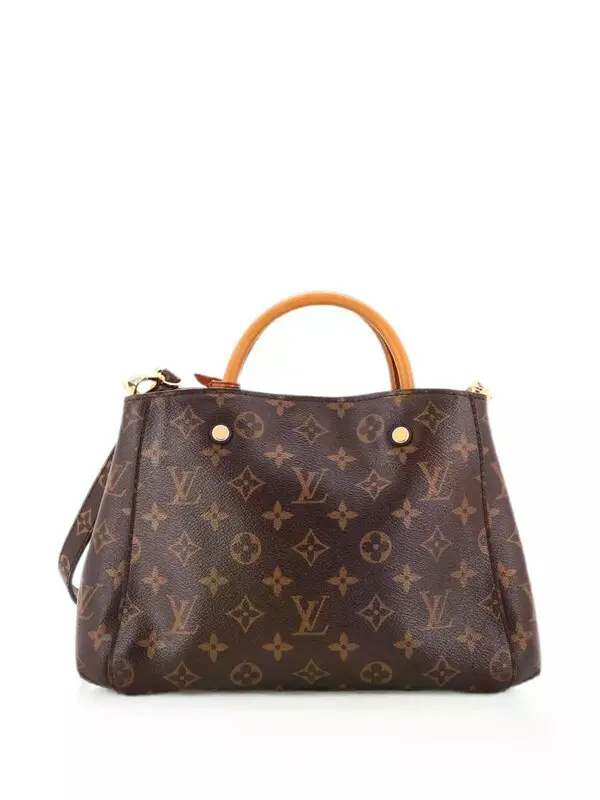 LOUIS VUITTON Montaigne Handbag Monogram Canvas Bb Satchel
