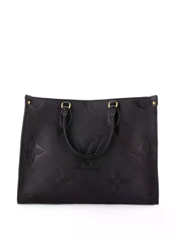 LOUIS VUITTON Onthego Monogram Empreinte Giant Mm Tote Bag - Black