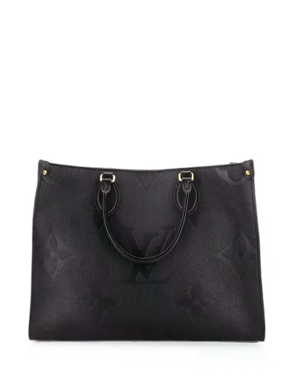 LOUIS VUITTON Monogram Empreinte Giant Mm Tote Bag - Black