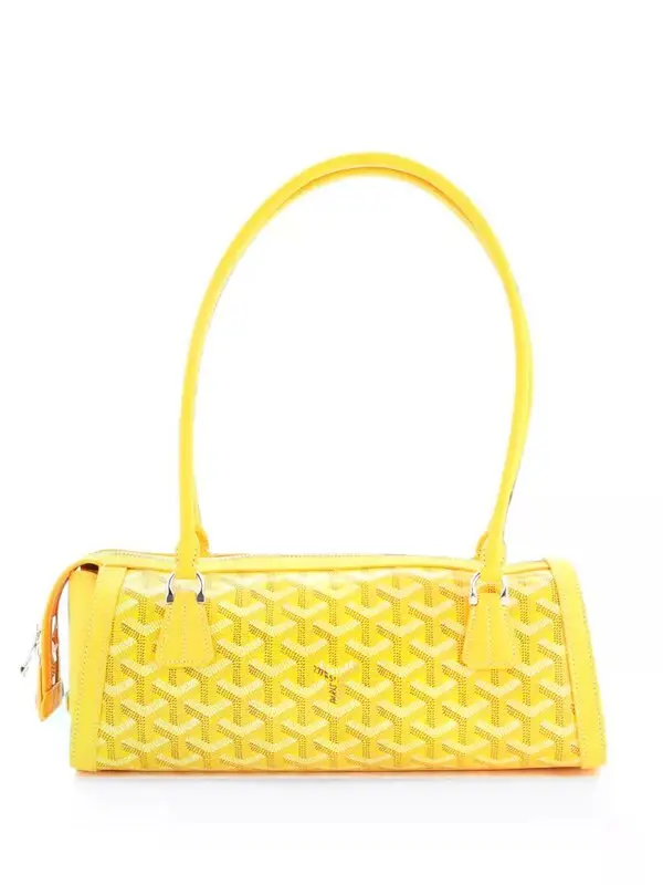 Goyard Bonbonnière Bag Coated Canvas Shoulder Bag - Yellow
