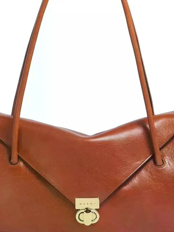 Marni Leather Tote Bag