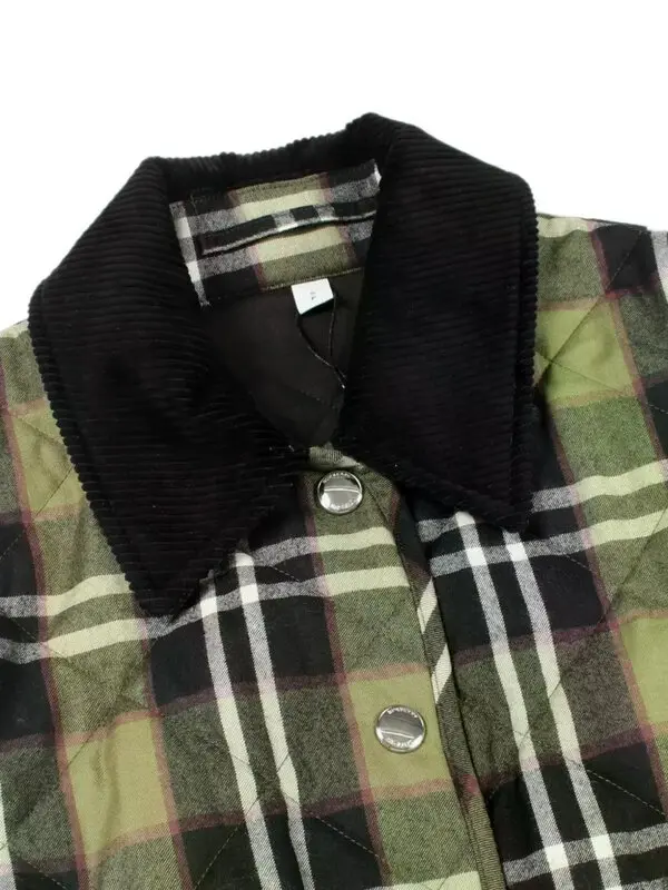 Burberry Quilted Check Jacket