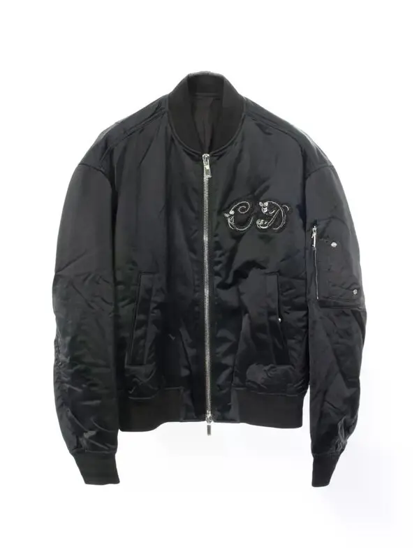 Dior Kenny Scharf Cd Logo Bomber Jacket - Black