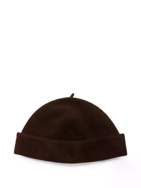 RANRA Logo-embroidered Felt Beanie Hat