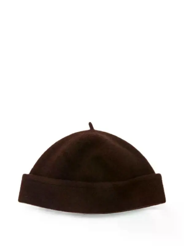 RANRA Logo-embroidered Felt Beanie Hat