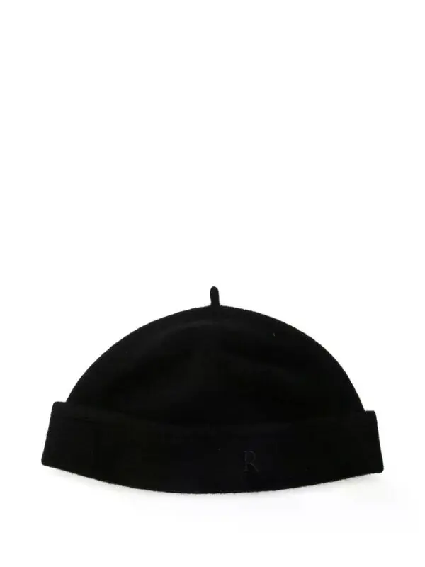 RANRA Logo-embroidered Turn-up Beanie Hat
