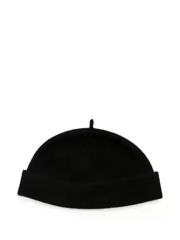 RANRA Logo-embroidered Turn-up Beanie Hat