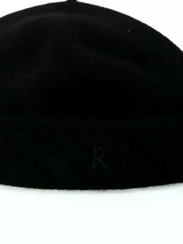 RANRA Logo-embroidered Turn-up Beanie Hat