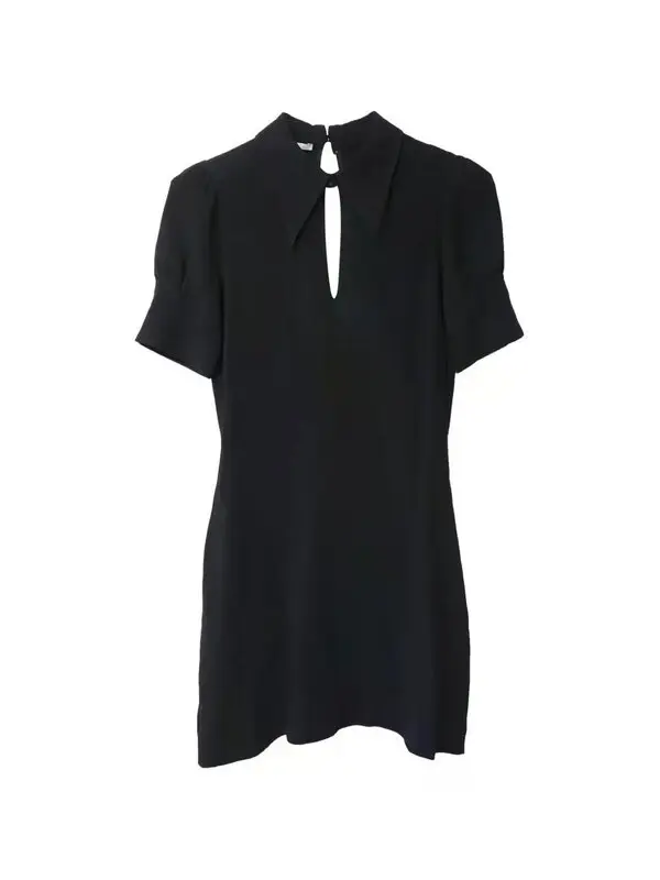 Stella McCartney Blair Keyhole Mini Dress - Black