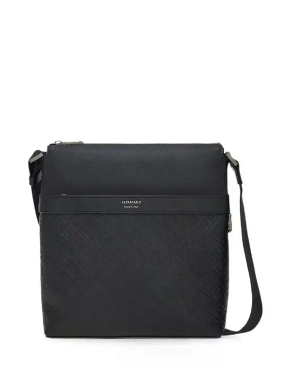 FERRAGAMO Monogram Messenger Bag