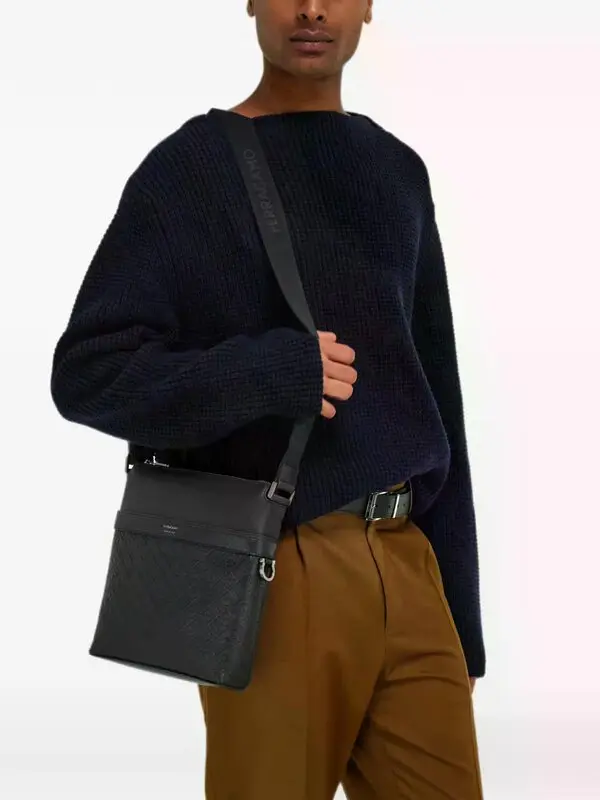 FERRAGAMO Monogram Messenger Bag