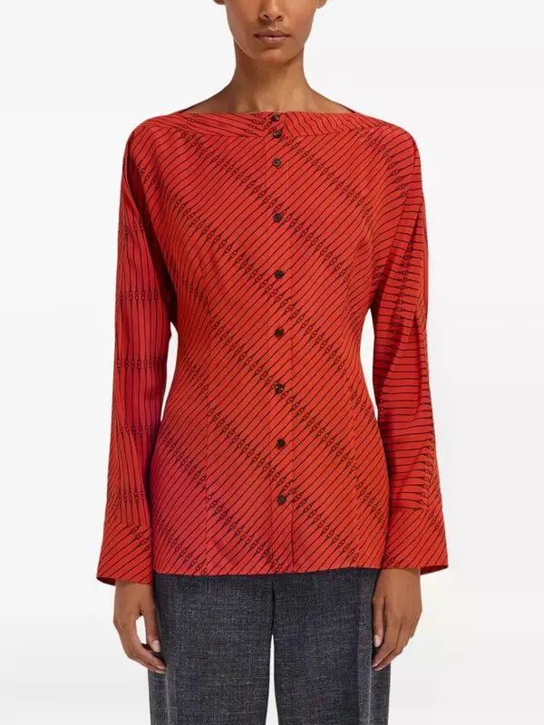 FERRAGAMO Silk Shirt - Red