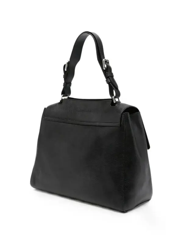 Orciani Medium Sveva Soft Logo-plaque Foldover Tote Bag