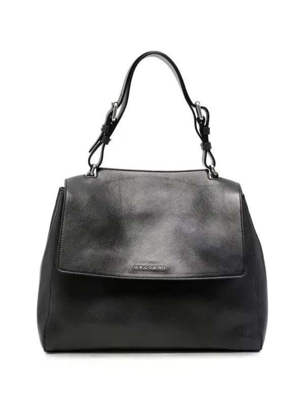 Orciani Sveva Soft Logo-plaque Foldover Tote Bag