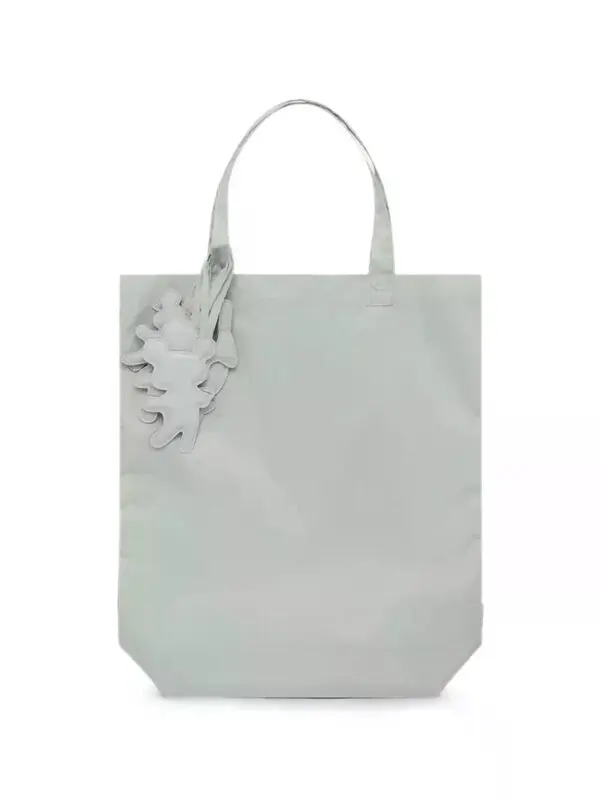 Comme Des Garçons Tote Bag With Bear Charm - Grey