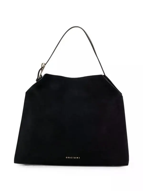 Orciani Medium Trinity Peach Logo-plaque Tote Bag