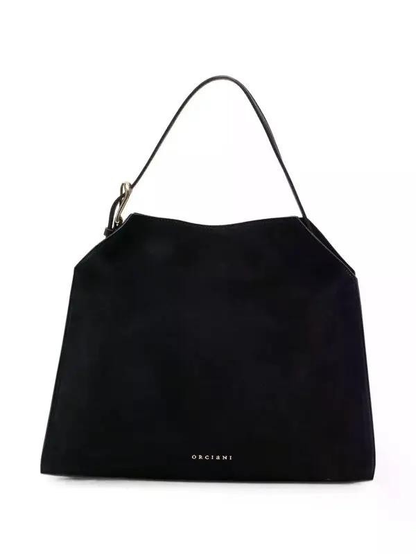 Orciani Logo Plaque Tote Bag