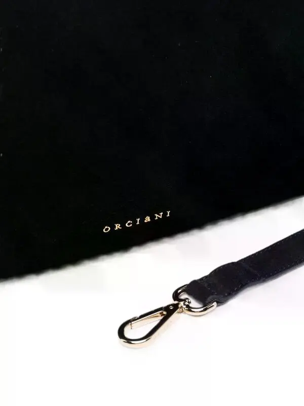 Orciani Logo Plaque Tote Bag