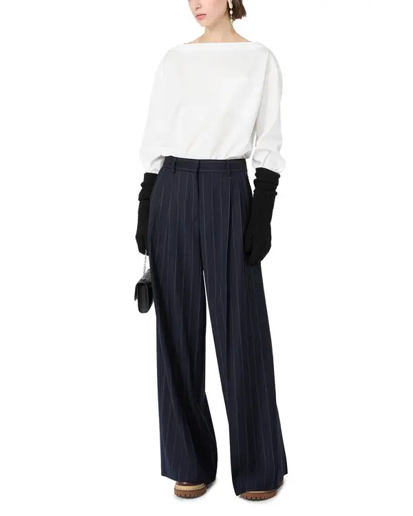 Max Mara Wkdnebbie Wool Stretch Pants