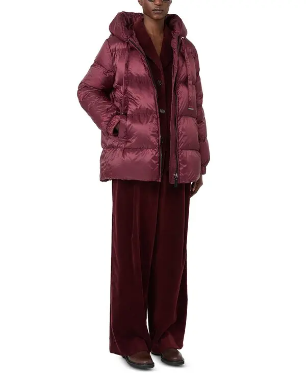 Max Mara Seia Down Hooded Coat