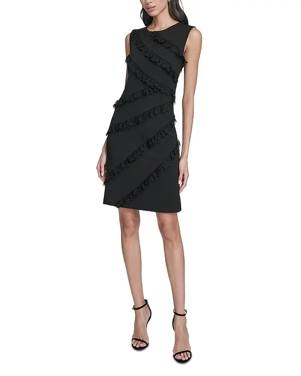 Eliza J Sculpted Fit Dress - Black