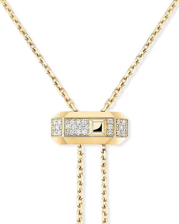 Messika 18k Gold Diamond Tie Necklace - Yellow Gold