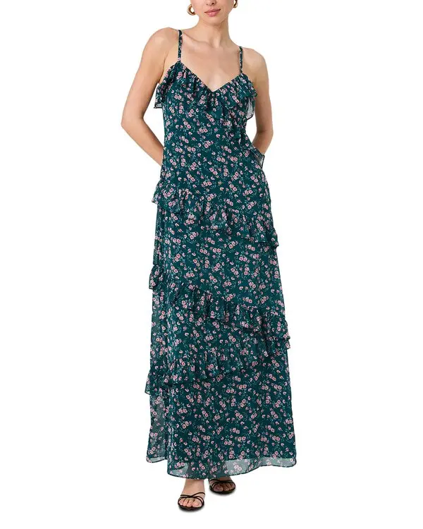 French Connection Marina Lucia Ruffle Trim Dress