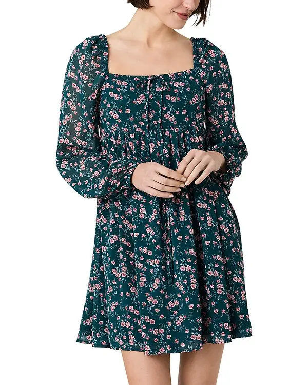 French Connection Marina Lucia Floral Print Dress