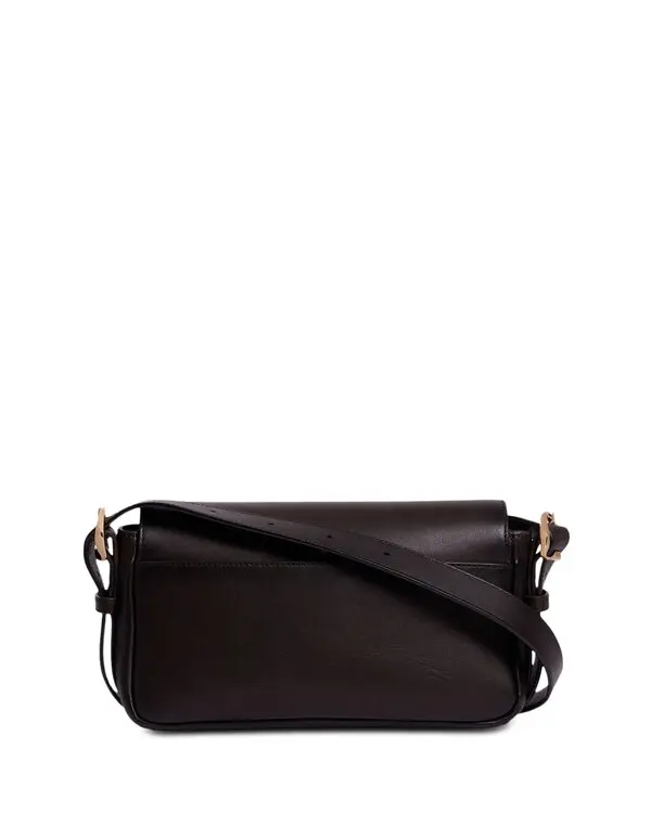 Sandro Le Mambo Medium Leather Crossbody Bag